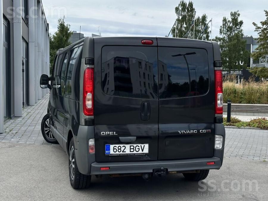 Melns Opel Vivaro 2012 Tallina, ar dzinēja tilpumu 2.00 L un nobraukumu 392 tūkst. km par 6999 €, foto 8 vietnē AUTOMOTO.COM.LV