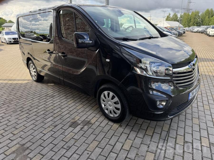 Black Opel Vivaro 2015 in Talsi, with an engine capacity of 1.60 L and mileage of 0 thousand km for 9995 €, photo 4 on AUTOMOTO.COM.LV