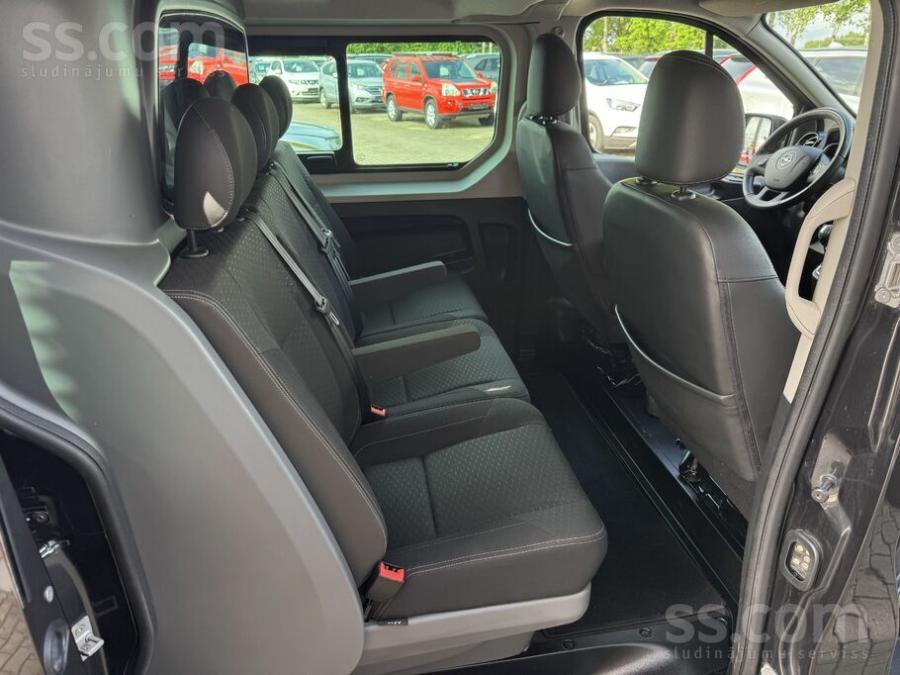 Black Opel Vivaro 2015 in Talsi, with an engine capacity of 1.60 L and mileage of 0 thousand km for 9995 €, photo 12 on AUTOMOTO.COM.LV