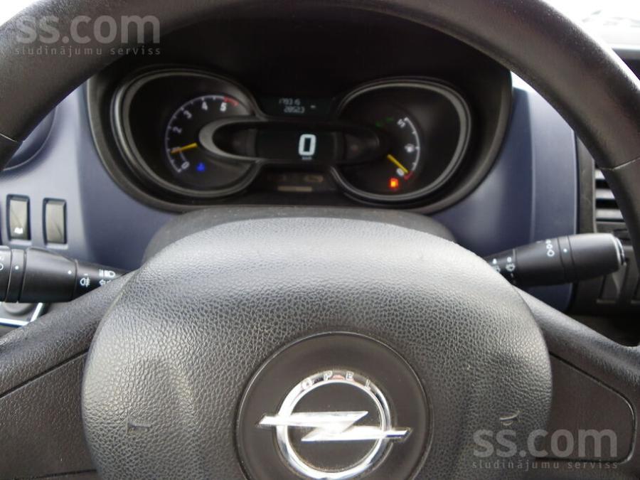 Black Opel Vivaro 2015 in Valka, with an engine capacity of 1.60 L and mileage of 179 thousand km for 7500 €, photo 9 on AUTOMOTO.COM.LV