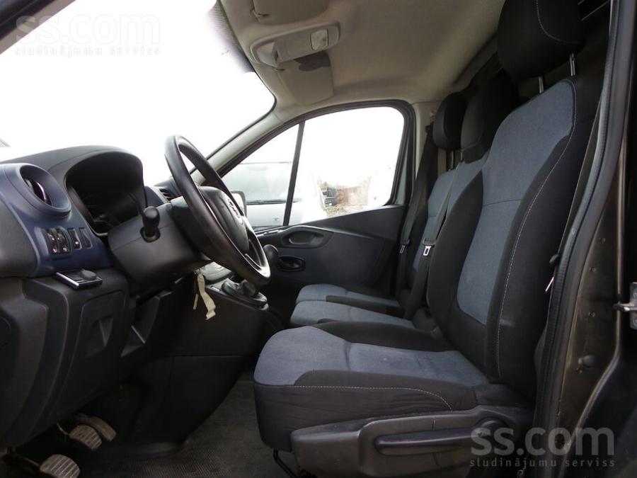 Black Opel Vivaro 2015 in Valka, with an engine capacity of 1.60 L and mileage of 179 thousand km for 7500 €, photo 13 on AUTOMOTO.COM.LV