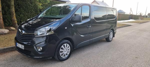 Melns Opel Vivaro 2016 Kėdainiai, ar dzinēja tilpumu 1.60 L un nobraukumu 110 tūkst. km par 12500 €, foto 1 vietnē AUTOMOTO.COM.LV