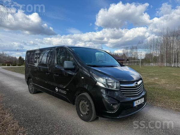 Black Opel Vivaro 2016 in Riga, with an engine capacity of 1.60 L and mileage of 0 thousand km for 6550 €, photo 2 on AUTOMOTO.COM.LV