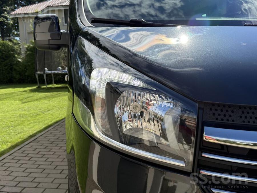 Black Opel Vivaro 2017 in Riga, with an engine capacity of 1.60 L and mileage of 130 thousand km for 15800 €, photo 13 on AUTOMOTO.COM.LV