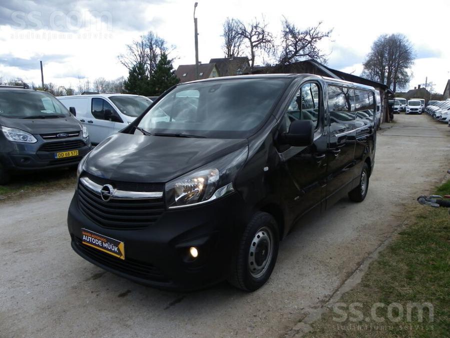 Black Opel Vivaro 2018 in Valka, with an engine capacity of 1.60 L and mileage of 214 thousand km for 9500 €, photo 3 on AUTOMOTO.COM.LV
