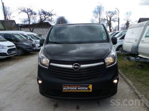 Black Opel Vivaro 2018 in Valka, with an engine capacity of 1.60 L and mileage of 214 thousand km for 9500 €, photo 4 on AUTOMOTO.COM.LV