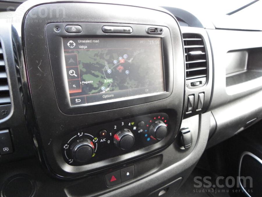 Black Opel Vivaro 2018 in Valka, with an engine capacity of 1.60 L and mileage of 214 thousand km for 9500 €, photo 13 on AUTOMOTO.COM.LV
