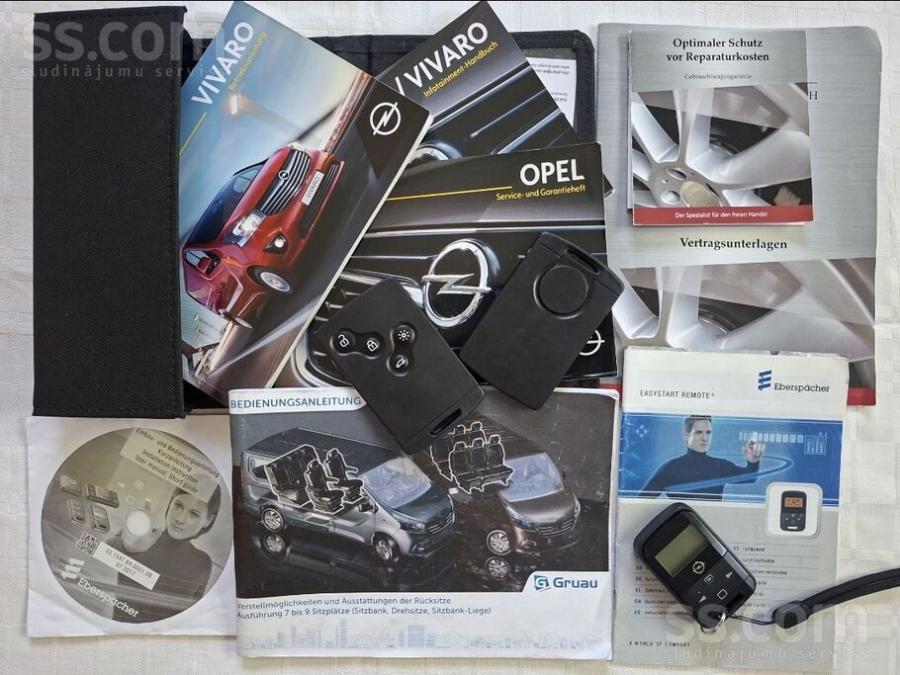 Черный Опель Виваро 2018 в Рига, объемом двигателя 1.60 л и пробегом 166 тыс. км за 18499 €, фото 16 на AUTOMOTO.COM.LV