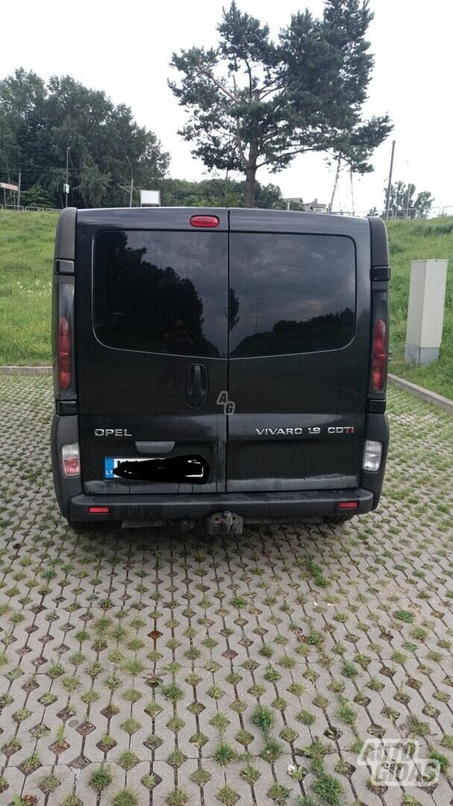 Melns Opel Vivaro 2026 Kauņa, ar dzinēja tilpumu 1.90 L un nobraukumu 270 tūkst. km par 4600 €, foto 1 vietnē AUTOMOTO.COM.LV