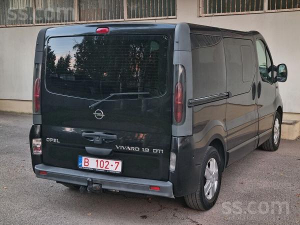 Melns Opel Vivaro 2003 Ogre, ar dzinēja tilpumu 1.90 L un nobraukumu 320 tūkst. km par 6650 €, foto 9 vietnē AUTOMOTO.COM.LV