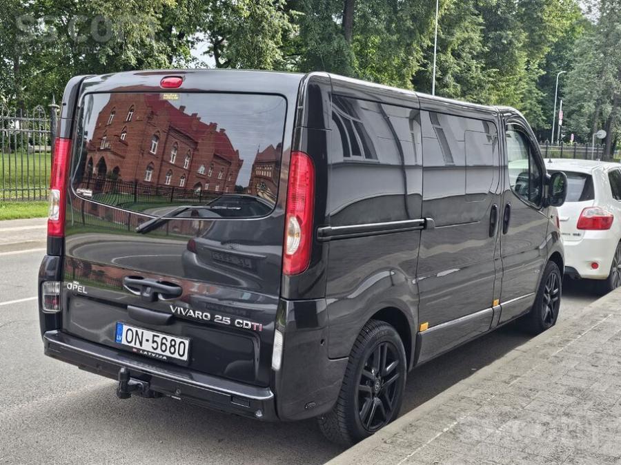 Melns Opel Vivaro 2007 Jelgava, ar dzinēja tilpumu 2.50 L un nobraukumu 276 tūkst. km par 6490 €, foto 3 vietnē AUTOMOTO.COM.LV