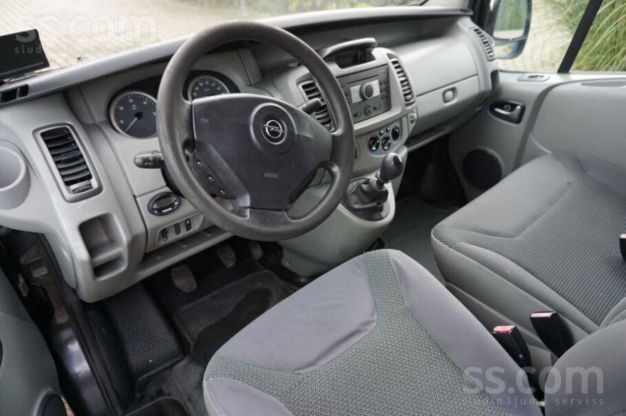 Melns Opel Vivaro 2008 Bauska, ar dzinēja tilpumu 2.00 L un nobraukumu 358 tūkst. km par 5300 €, foto 9 vietnē AUTOMOTO.COM.LV