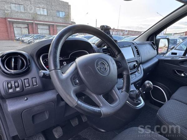 Black Opel Vivaro 2017 in Daugavpils, with an engine capacity of 1.60 L and mileage of 0 thousand km for 10700 €, photo 11 on AUTOMOTO.COM.LV