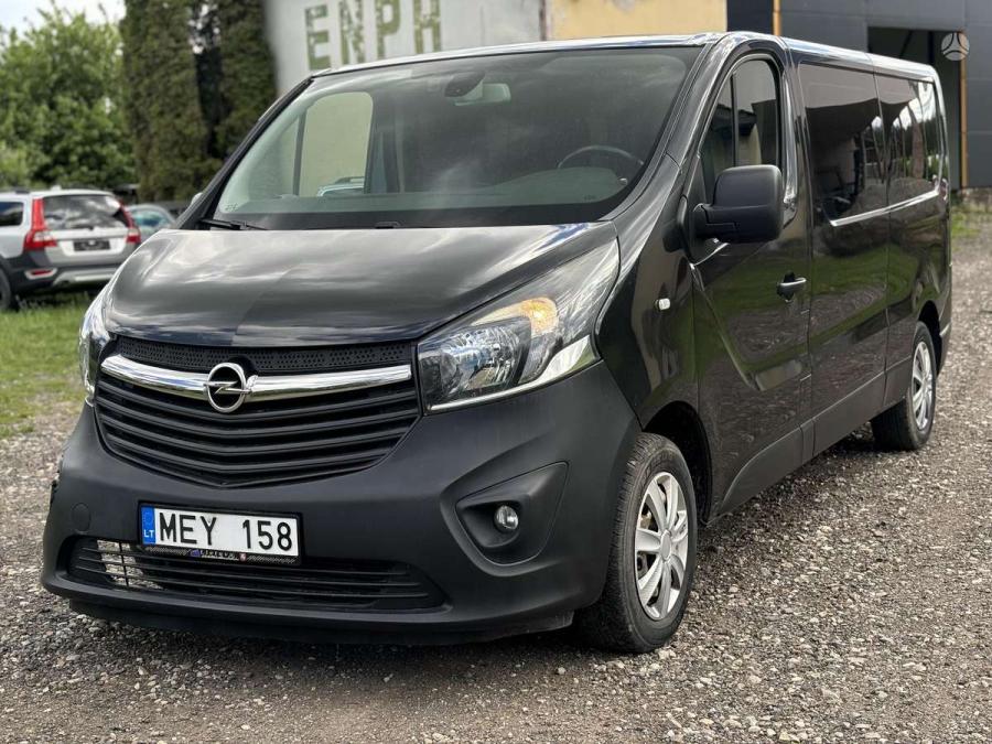 Black Opel Vivaro 2017 in Ukmerge, with an engine capacity of 1.60 L and mileage of 330 thousand km for 6400 €, photo 3 on AUTOMOTO.COM.LV