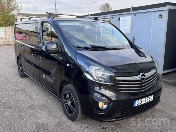 Black Opel Vivaro 2017 in Daugavpils, with an engine capacity of 1.60 L and mileage of 0 thousand km for 8300 €, photo 1 on AUTOMOTO.COM.LV