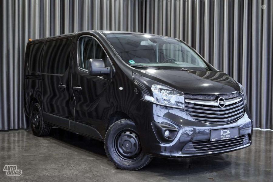 Black Opel Vivaro 2018 in Marijampole, with an engine capacity of 1.60 L and mileage of 164 thousand km for 12750 €, photo 1 on AUTOMOTO.COM.LV