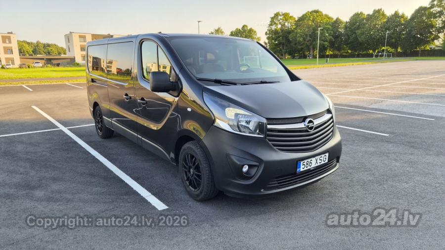 Black Opel Vivaro 2016 in Tartu, with an engine capacity of 1.60 L and mileage of 216 thousand km for 13200 €, photo 3 on AUTOMOTO.COM.LV
