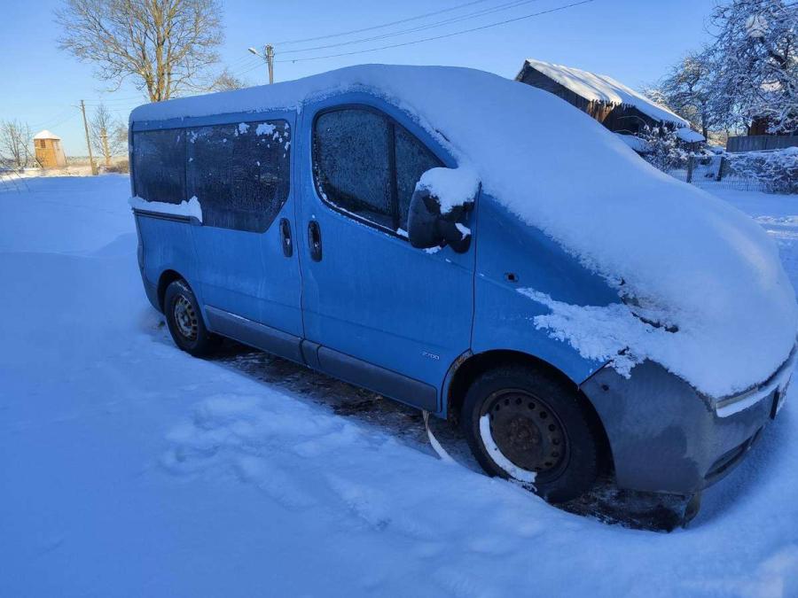 Синий Опель Виваро 2004 в Кайшядорис, объемом двигателя 1.90 л и пробегом 365 тыс. км за 1450 €, фото 2 на AUTOMOTO.COM.LV