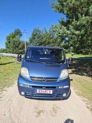 Blue Opel Vivaro 2005 in Panevezys, with an engine capacity of 2.50 L and mileage of 259 thousand km for 4600 €, photo 6 on AUTOMOTO.COM.LV