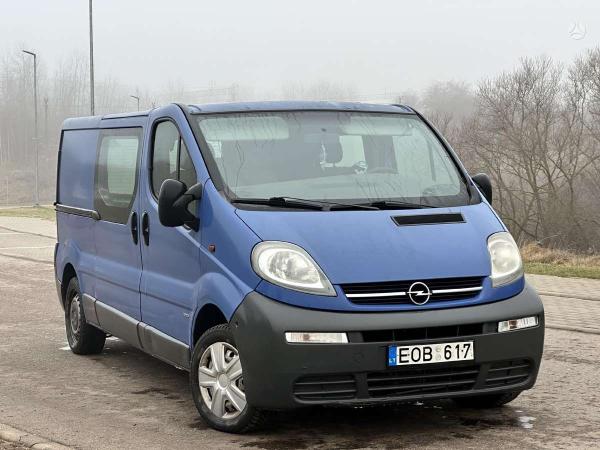 Zils Opel Vivaro 2006 Viļņa, ar dzinēja tilpumu 1.87 L un nobraukumu 299 tūkst. km par 1999 €, foto 3 vietnē AUTOMOTO.COM.LV