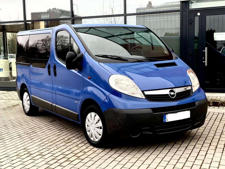 Blue Opel Vivaro 2008 in Klaipeda, with an engine capacity of 2.00 L and mileage of 285 thousand km for 6200 €, photo 1 on AUTOMOTO.COM.LV