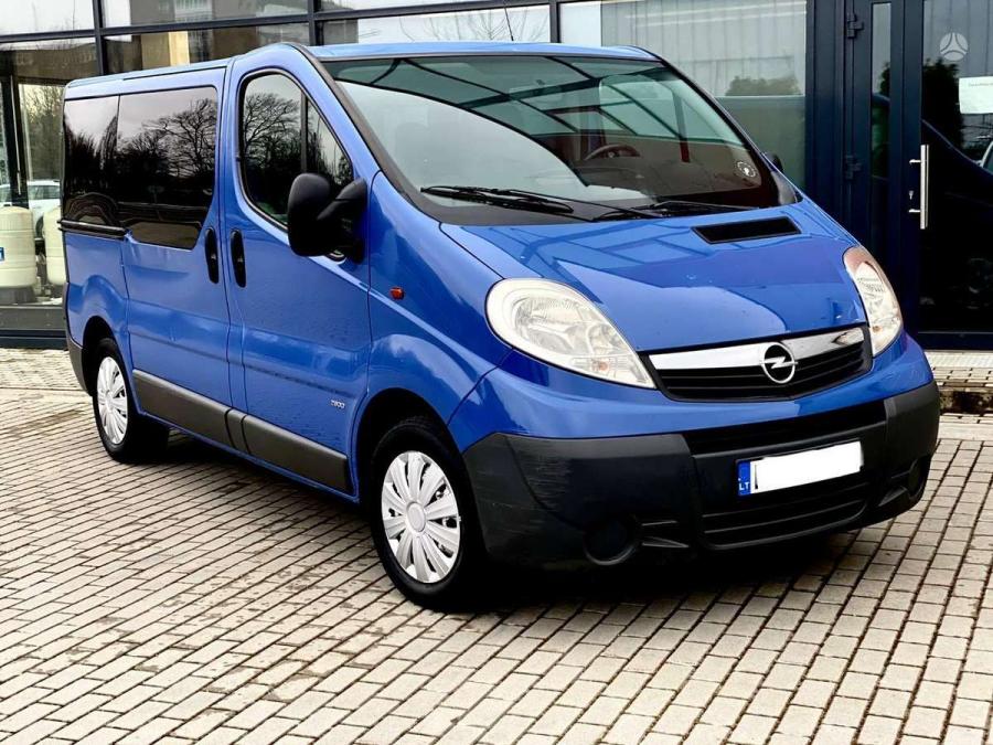 Blue Opel Vivaro 2008 in Klaipeda, with an engine capacity of 2.00 L and mileage of 285 thousand km for 6200 €, photo 3 on AUTOMOTO.COM.LV