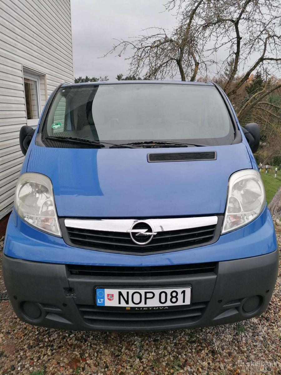 Blue Opel Vivaro 2008 in Prienai, with an engine capacity of 2.00 L and mileage of 282 thousand km for 8100 €, photo 1 on AUTOMOTO.COM.LV