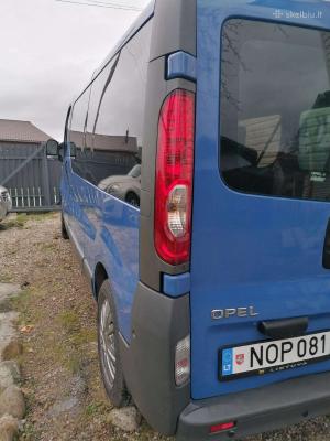 Blue Opel Vivaro 2008 in Prienai, with an engine capacity of 2.00 L and mileage of 282 thousand km for 8100 €, photo 9 on AUTOMOTO.COM.LV