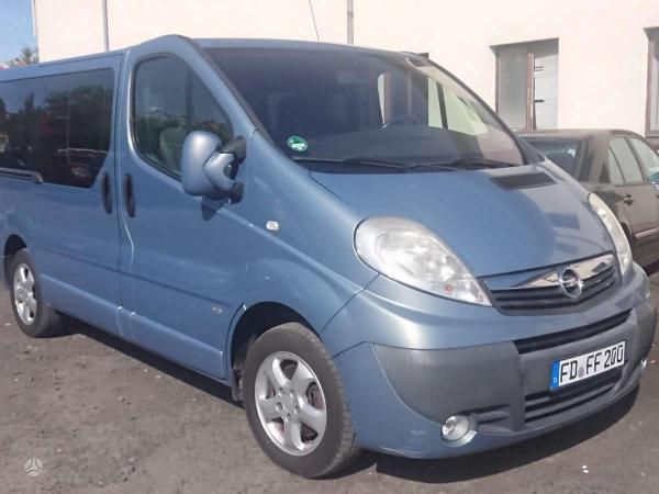 Blue Opel Vivaro 2009 in Marijampole, with an engine capacity of 2.00 L and mileage of 234 thousand km for 6999 €, photo 1 on AUTOMOTO.COM.LV