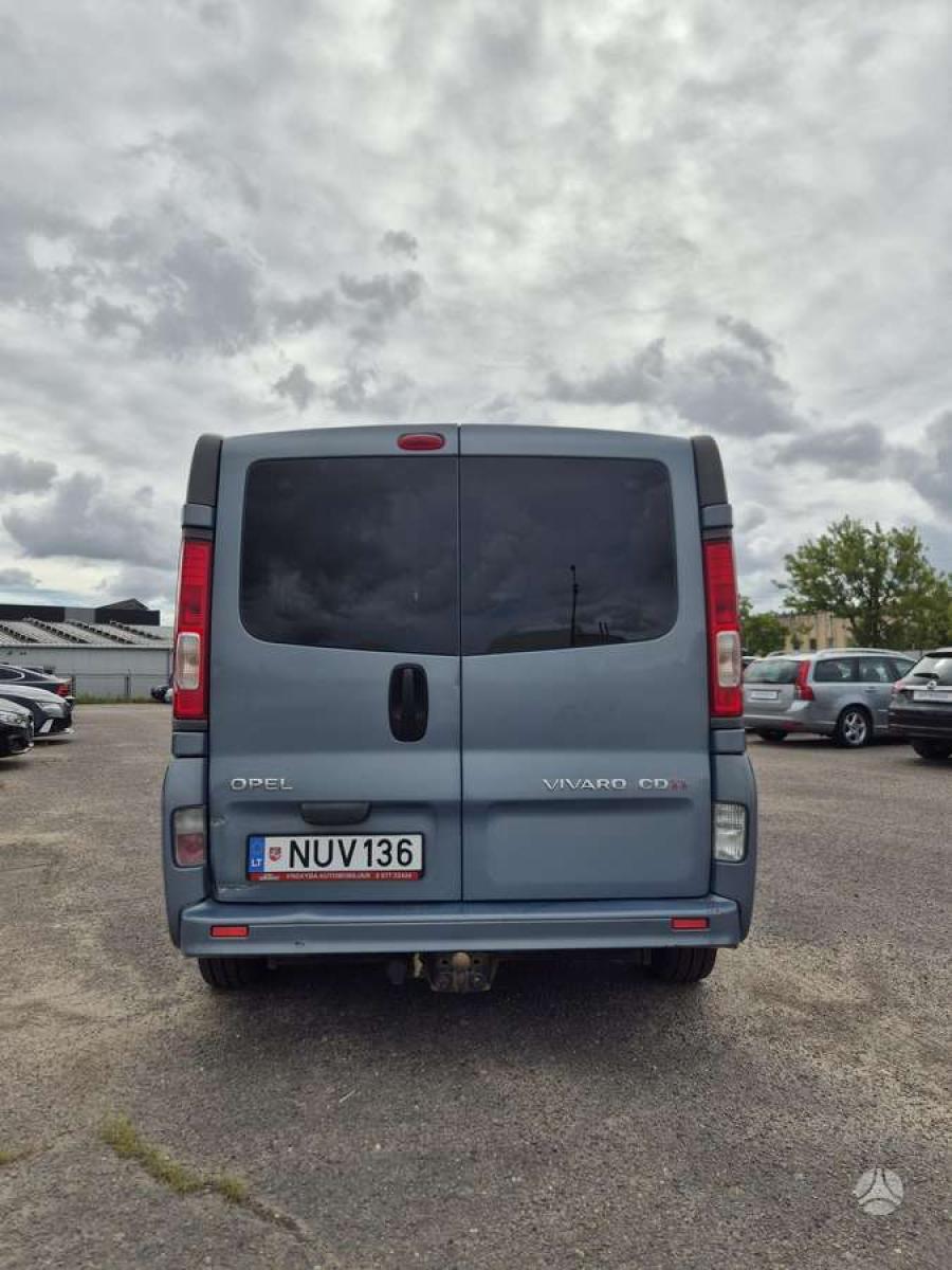 Blue Opel Vivaro 2014 in Mazeikiai, with an engine capacity of 2.00 L and mileage of 430 thousand km for 7650 €, photo 6 on AUTOMOTO.COM.LV