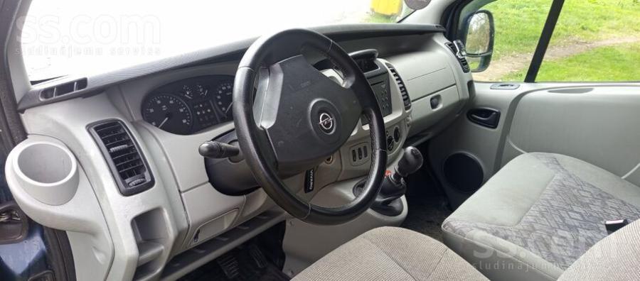 Zils Opel Vivaro 2003 Daugavpils, ar dzinēja tilpumu 1.90 L un nobraukumu 0 tūkst. km par 3750 €, foto 10 vietnē AUTOMOTO.COM.LV