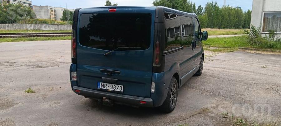 Синий Опель Виваро 2004 в Елгава, объемом двигателя 2.50 л и пробегом 0 тыс. км за 3000 €, фото 8 на AUTOMOTO.COM.LV