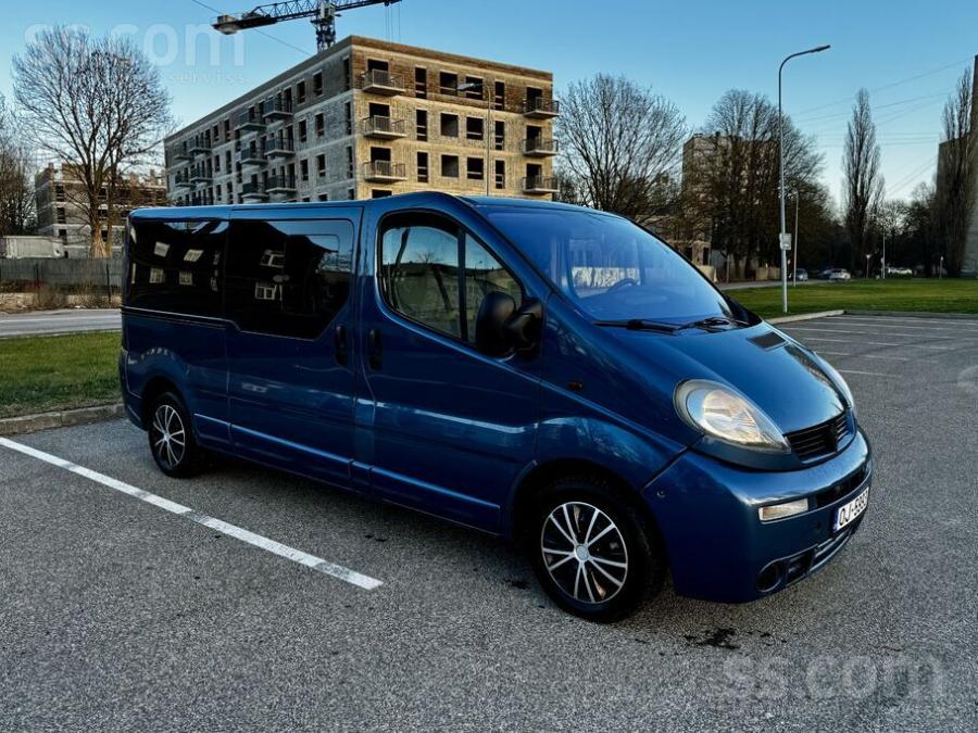 Blue Opel Vivaro 2005 in Riga, with an engine capacity of 2.50 L and mileage of 535 thousand km for 3900 €, photo 2 on AUTOMOTO.COM.LV