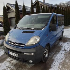 Blue Opel Vivaro 2005 in Kaunas, with an engine capacity of 2.50 L and mileage of 355 thousand km for 2500 €, photo  on AUTOMOTO.COM.LV