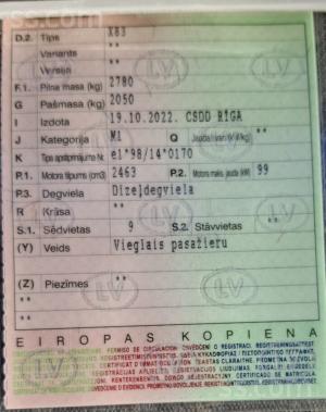 Синий Опель Виваро 2005 в Рига, объемом двигателя 2.50 л и пробегом 392 тыс. км за 3700 €, фото 9 на AUTOMOTO.COM.LV
