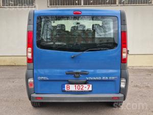Blue Opel Vivaro 2006 in Ogre, with an engine capacity of 2.50 L and mileage of 176 thousand km for 6650 €, photo 8 on AUTOMOTO.COM.LV