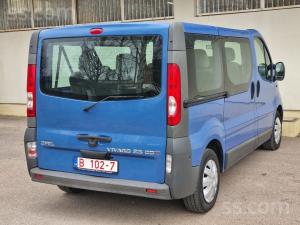 Blue Opel Vivaro 2006 in Ogre, with an engine capacity of 2.50 L and mileage of 176 thousand km for 6650 €, photo 9 on AUTOMOTO.COM.LV