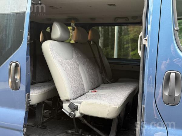 Blue Opel Vivaro 2006 in Jelgava, with an engine capacity of 1.90 L and mileage of 379 thousand km for 4000 €, photo 7 on AUTOMOTO.COM.LV