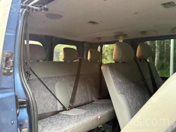 Blue Opel Vivaro 2006 in Jelgava, with an engine capacity of 1.90 L and mileage of 379 thousand km for 4000 €, photo 8 on AUTOMOTO.COM.LV