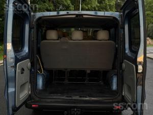 Blue Opel Vivaro 2006 in Jelgava, with an engine capacity of 1.90 L and mileage of 379 thousand km for 4000 €, photo 13 on AUTOMOTO.COM.LV
