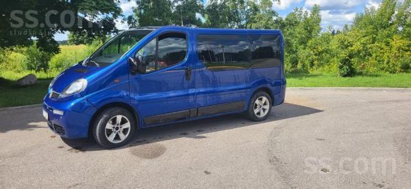 Blue Opel Vivaro 2006 in Daugavpils, with an engine capacity of 1.90 L and mileage of 566 thousand km for 4100 €, photo 1 on AUTOMOTO.COM.LV