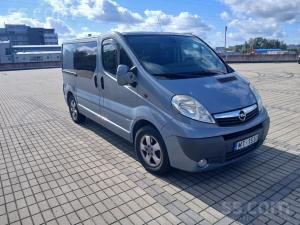 Blue Opel Vivaro 2007 in Riga, with an engine capacity of 2.00 L and mileage of 248 thousand km for 4800 €, photo  on AUTOMOTO.COM.LV