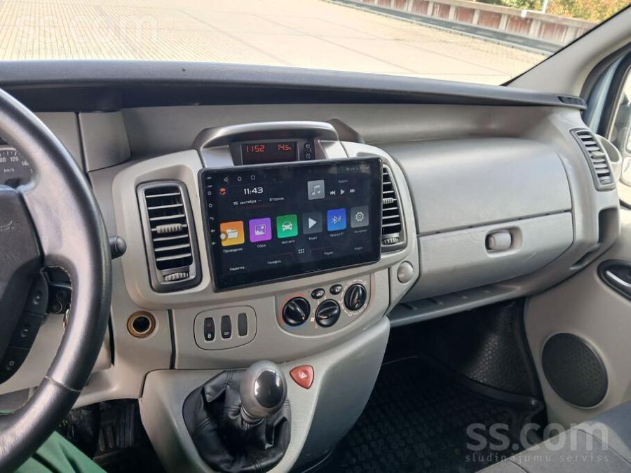 Blue Opel Vivaro 2007 in Riga, with an engine capacity of 2.00 L and mileage of 248 thousand km for 4800 €, photo 14 on AUTOMOTO.COM.LV