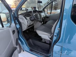 Blue Opel Vivaro 2008 in Gulbene, with an engine capacity of 2.00 L and mileage of 241 thousand km for 7300 €, photo 5 on AUTOMOTO.COM.LV