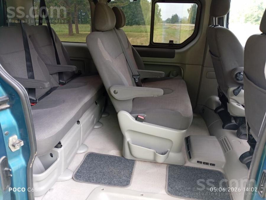 Zils Opel Vivaro 2008 Bauska, ar dzinēja tilpumu 2.50 L un nobraukumu 265 tūkst. km par 7500 €, foto 8 vietnē AUTOMOTO.COM.LV