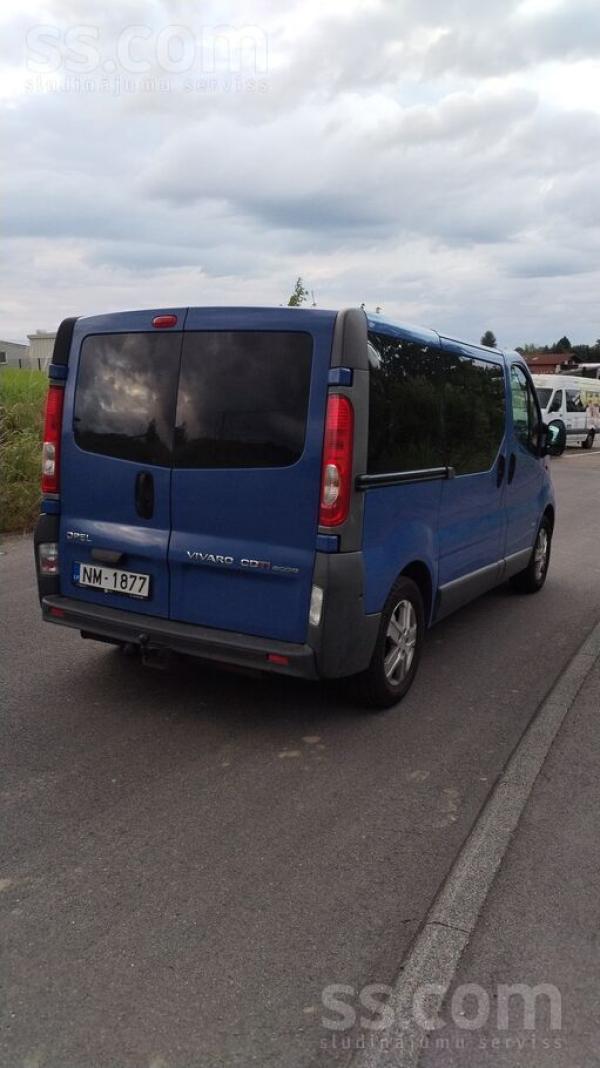 Blue Opel Vivaro 2012 in Liepaja, with an engine capacity of 2.00 L and mileage of 244 thousand km for 8500 €, photo 3 on AUTOMOTO.COM.LV