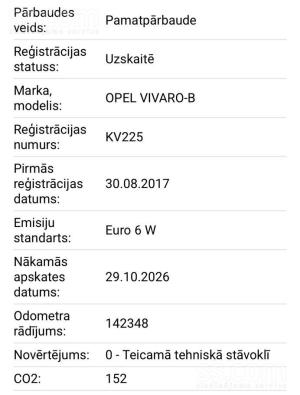 Zils Opel Vivaro 2017 Rīga, ar dzinēja tilpumu 1.60 L un nobraukumu 145 tūkst. km par 13400 €, foto 14 vietnē AUTOMOTO.COM.LV