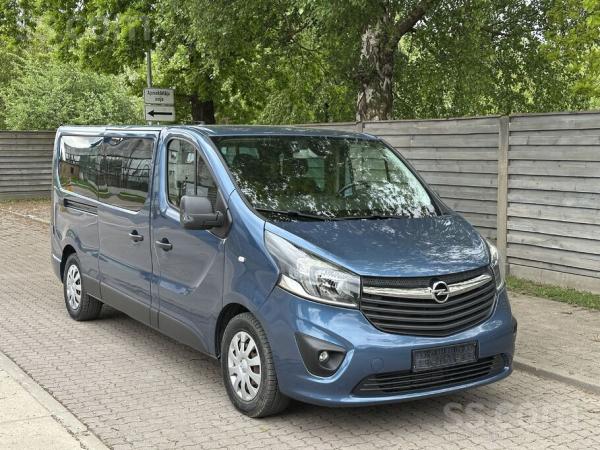 Blue Opel Vivaro 2018 in Jelgava, with an engine capacity of 1.60 L and mileage of 0 thousand km for 10950 €, photo 8 on AUTOMOTO.COM.LV