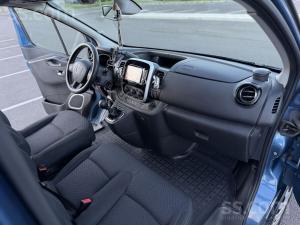 Blue Opel Vivaro 2018 in Jelgava, with an engine capacity of 1.60 L and mileage of 71 thousand km for 17771 €, photo 8 on AUTOMOTO.COM.LV