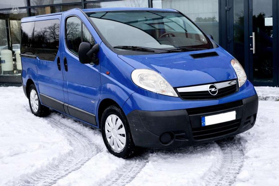 Blue Opel Vivaro 2008 in Klaipeda, with an engine capacity of 2.00 L and mileage of 270 thousand km for 6400 €, photo 1 on AUTOMOTO.COM.LV